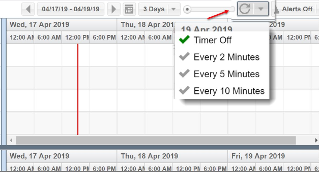 Setting up Auto-Refresh in the Scheduler – ShowMgr.com