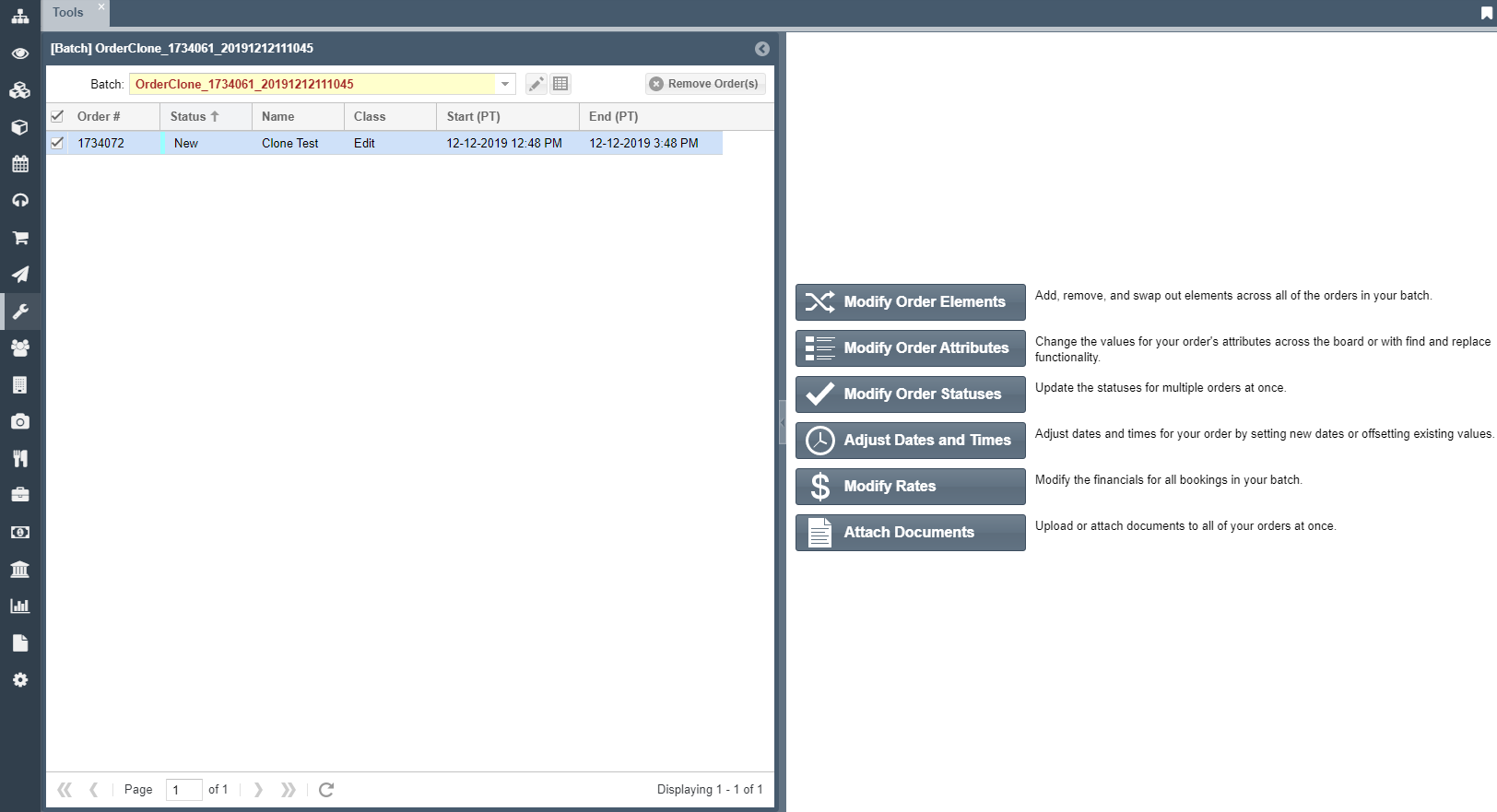 Using Tools to Modify Order Attributes in Bulk – ShowMgr.com
