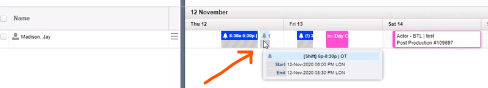 Creating new shift assignments from the Scheduler – ShowMgr.com