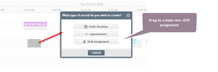 Creating new shift assignments from the Scheduler – ShowMgr.com