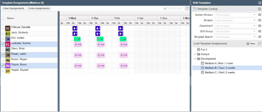 Creating, editing and using Shift Templates – ShowMgr.com